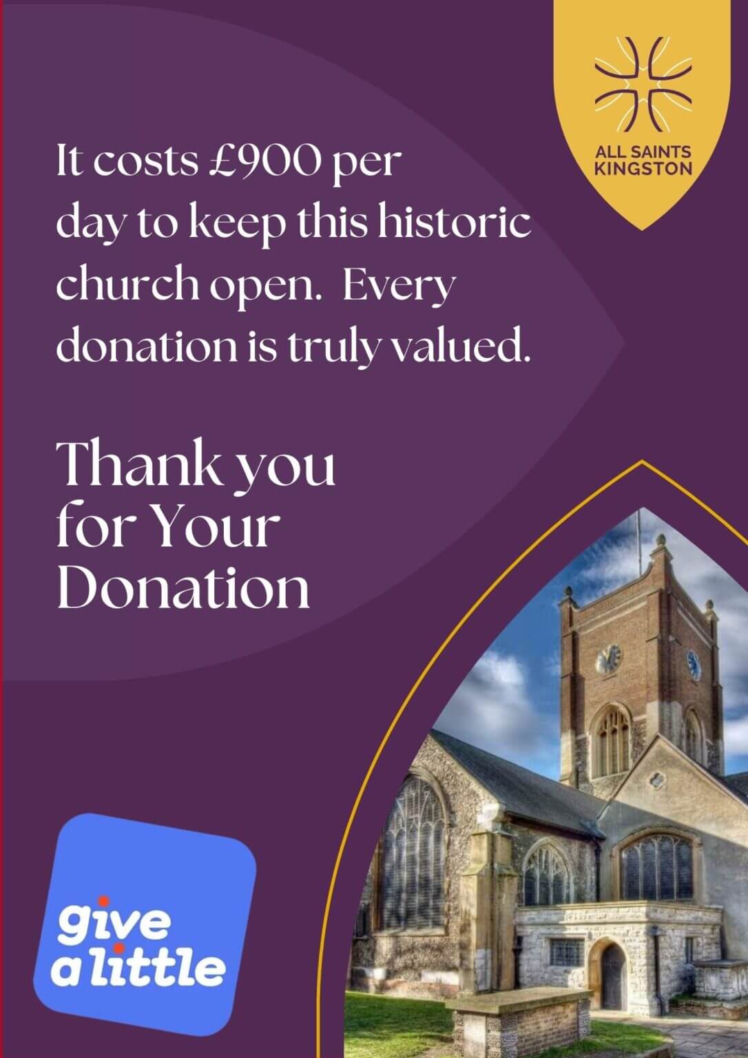 Donations - All Saints Church