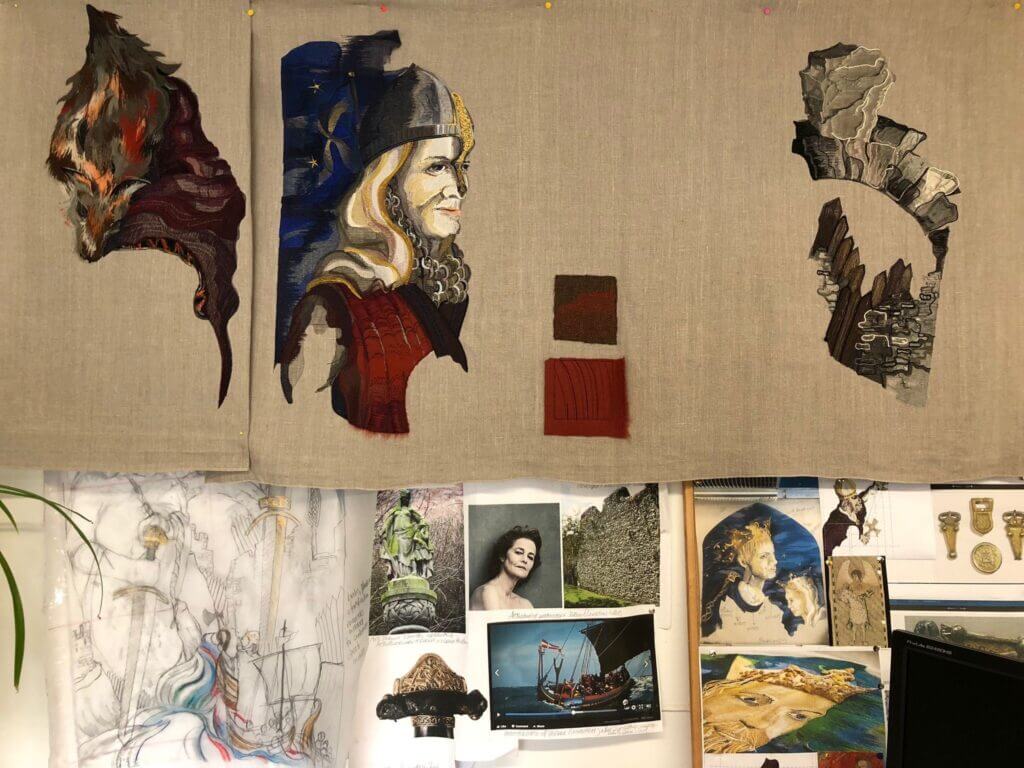 Saxon Kings Embroidery Project - All Saints Church